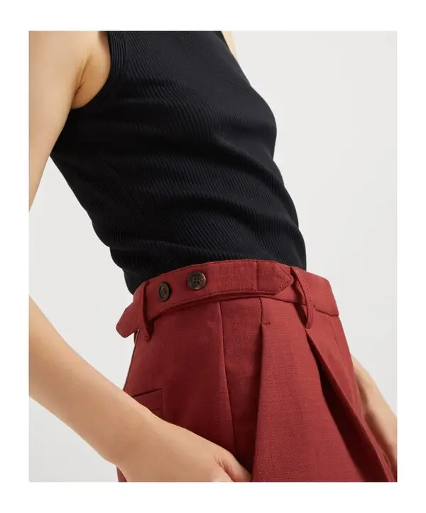 Brunello Cucinelli Virgin Wool Tailored Trousers