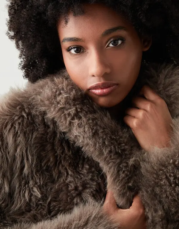 Brunello Cucinelli Single-breasted Fur Coat