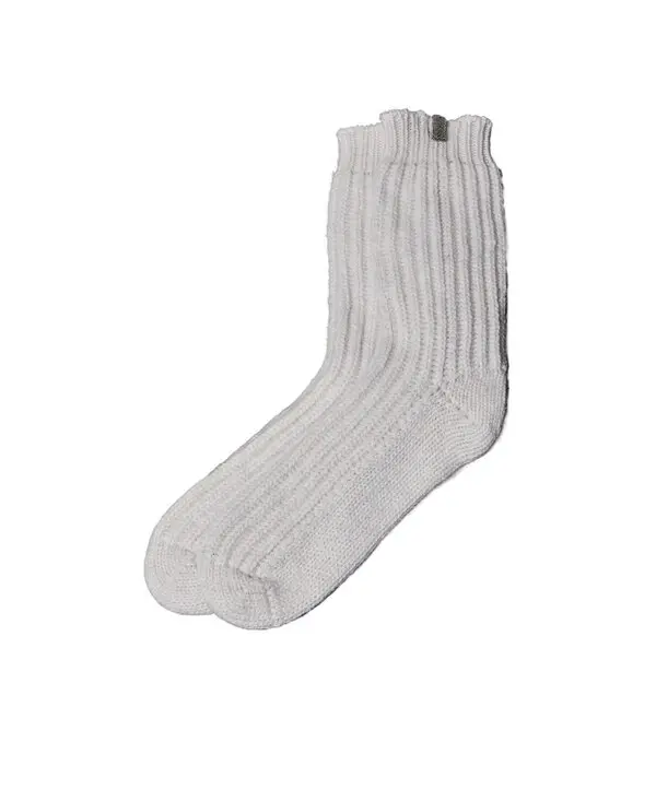 Brunello Cucinelli Ribbed Knit Socks - Gray