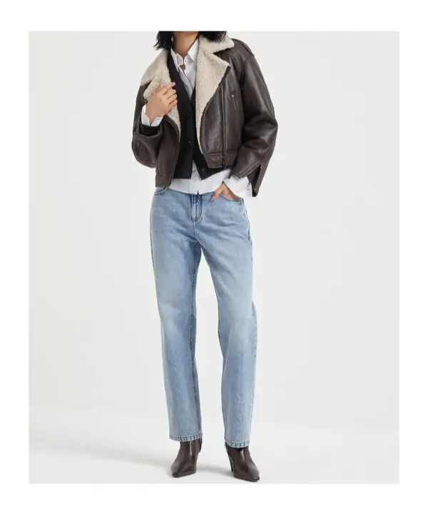 Brunello Cucinelli Striped Cotton Poplin Shirt