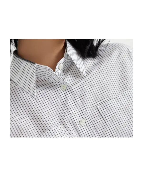 Brunello Cucinelli Striped Cotton Poplin Shirt