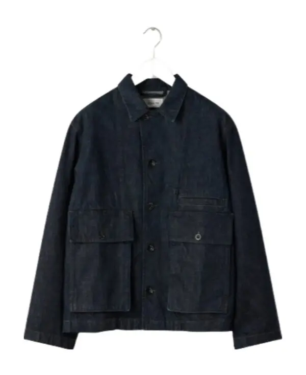 LEMAIRE Collared Button-up Denim Jacket