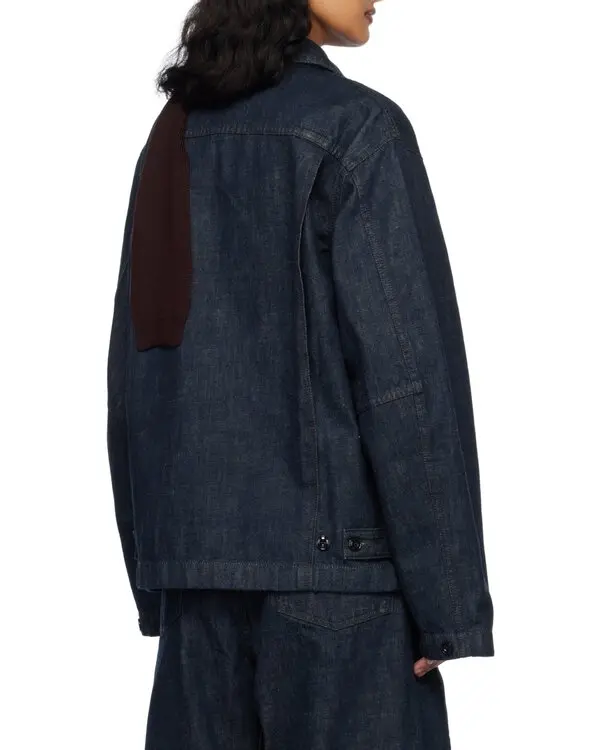 LEMAIRE Collared Button-up Denim Jacket