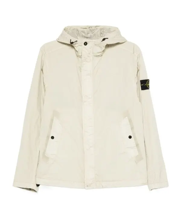 Stone Island Hooded Jacket With Compass Logo
