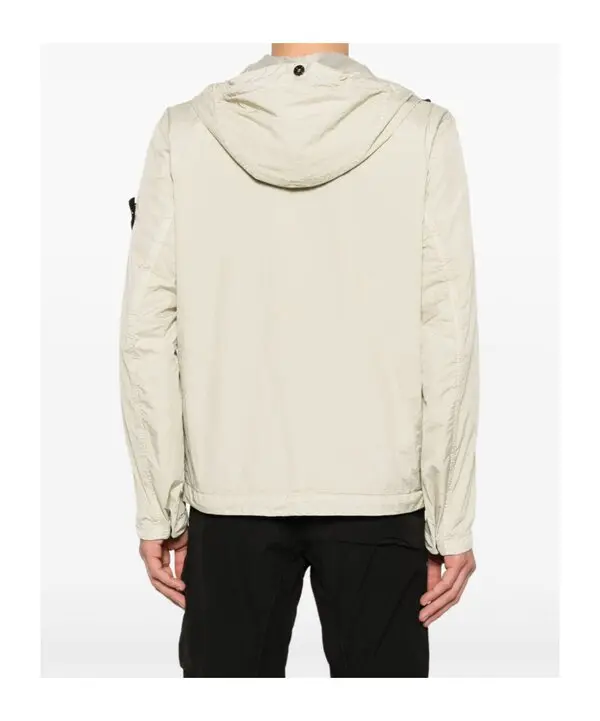 Stone Island Hooded Jacket With Compass Logo