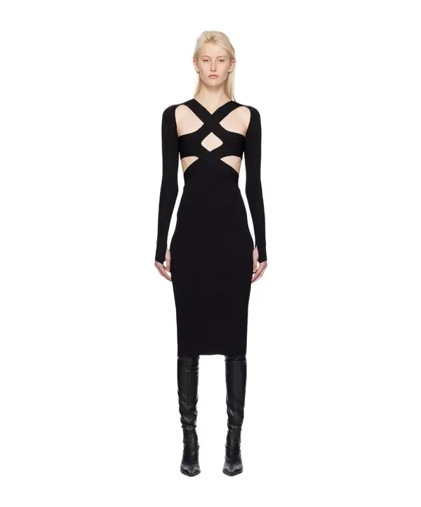 DION LEE Harness Bra Dress