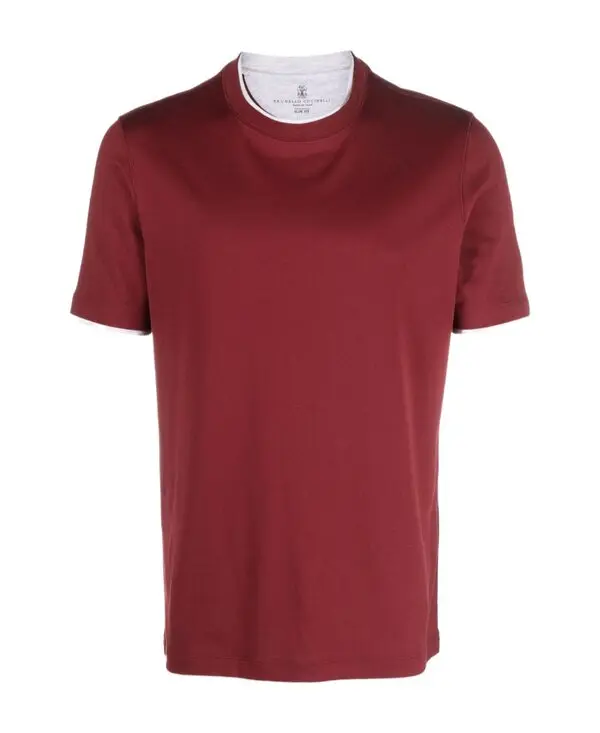 Brunello Cucinelli Crew-neck Cotton T-shirt