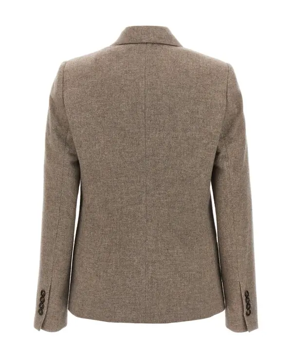 Brunello Cucinelli Double-breasted Peak Lapel Blazer