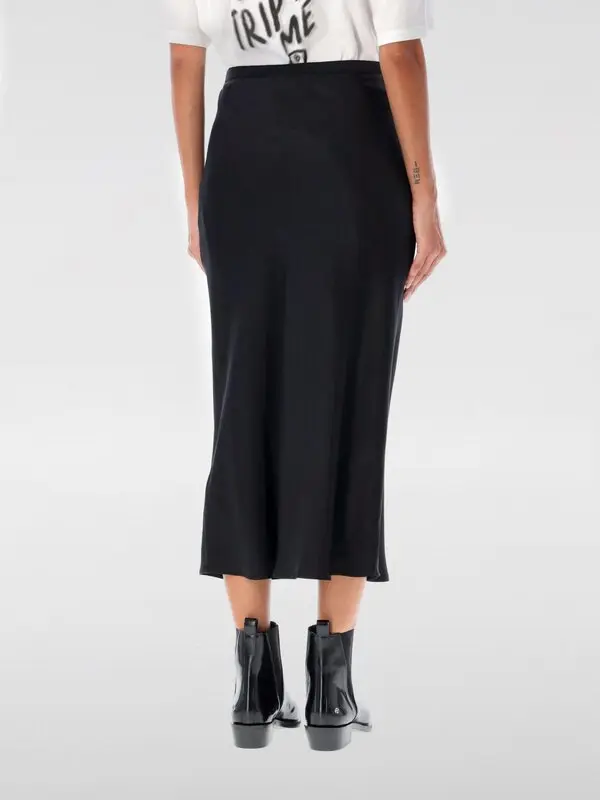 ANINE BING Bias-cut Midi Skirt