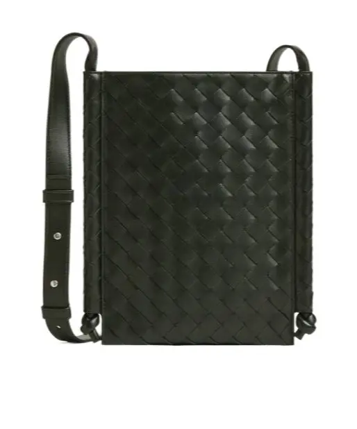 Bottega Veneta Small Flat Loop Bag - Dark Green