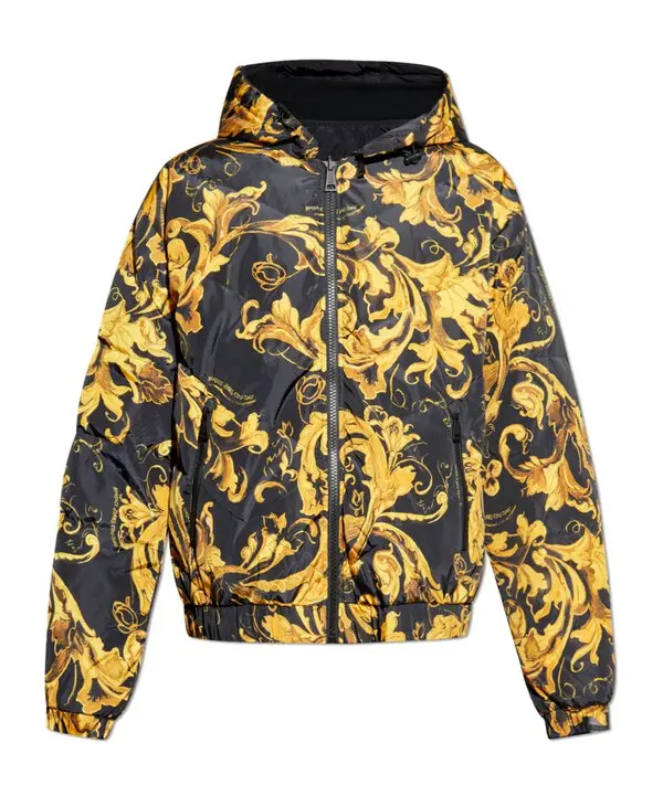 Versace Reversible Hooded Jacket - Black