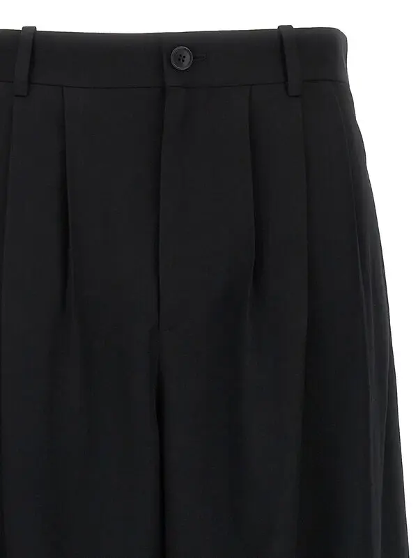 THE ROW Straight-leg Pleat-detailed Trousers