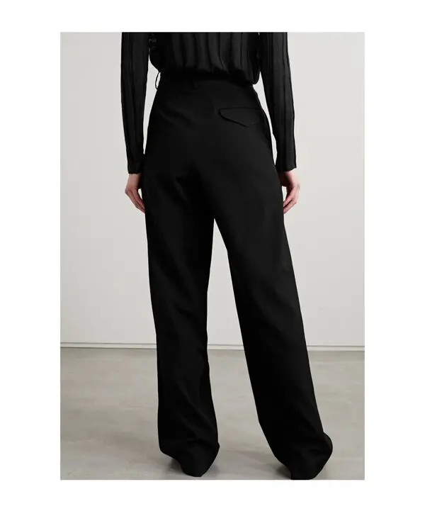 THE ROW Straight-leg Pleat-detailed Trousers