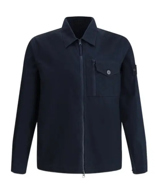 Stone Island Compass Patch Zip Up Jacket