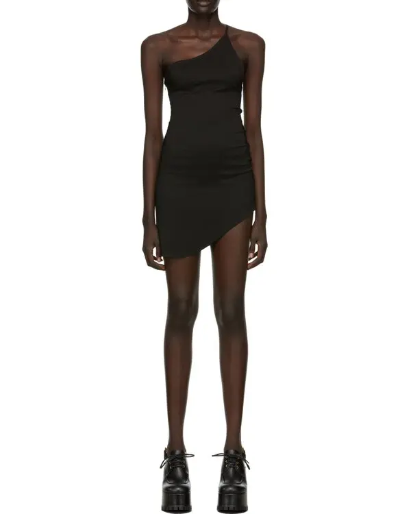 GUIZIO Asymmetrical Mini Dress