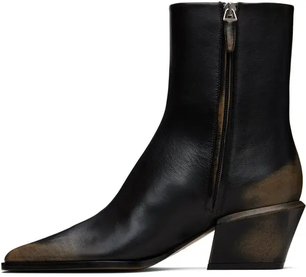 Paris Texas Bettina Ankle Boots - Black