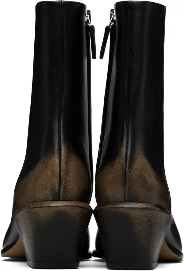 Paris Texas Bettina Ankle Boots - Black