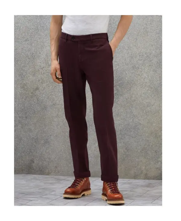 Brunello Cucinelli Straight-leg Cotton Trousers