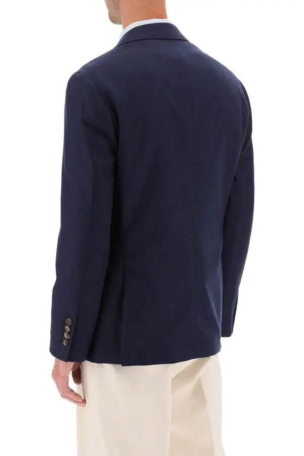 Brunello Cucinelli Single Breasted Blazer - Black