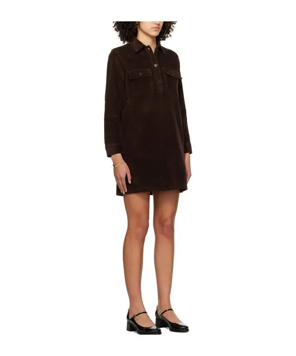 A.p.c. Mia Corduroy Shirt Dress