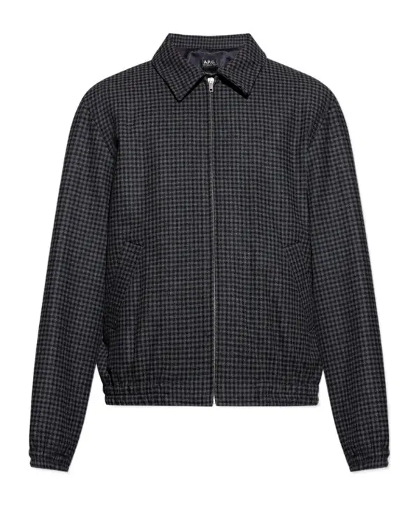 A.p.c. Checked Zip-up Jacket