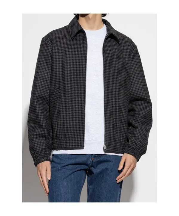 A.p.c. Checked Zip-up Jacket
