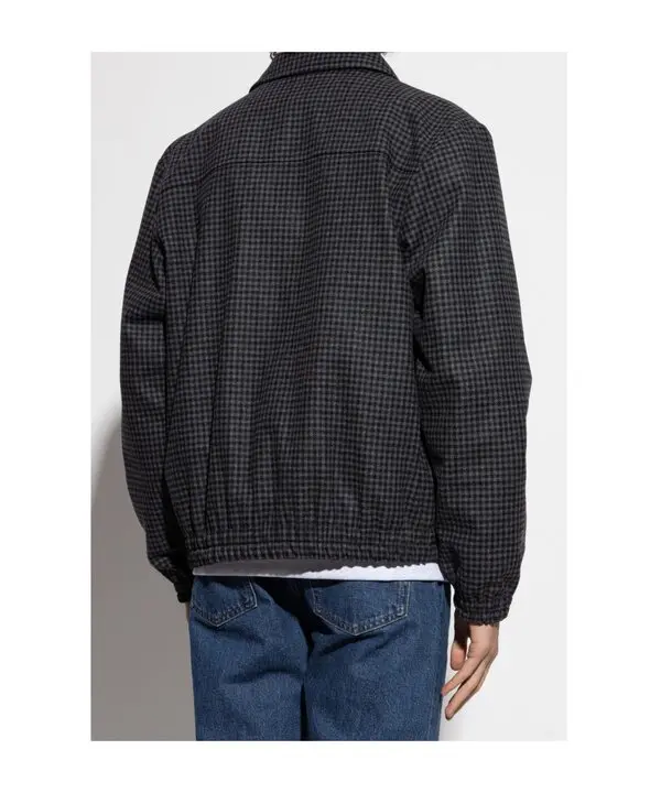 A.p.c. Checked Zip-up Jacket