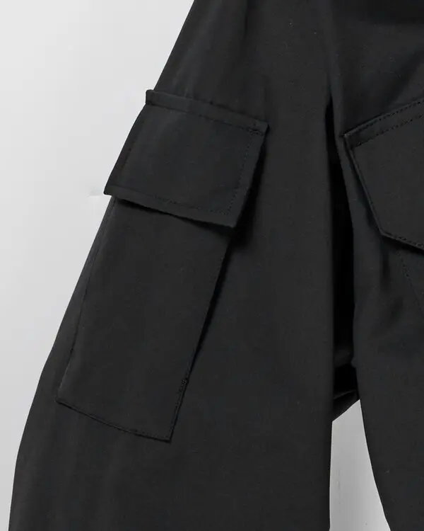 Canada Goose Chest Logo-patch Parka Coat - Black