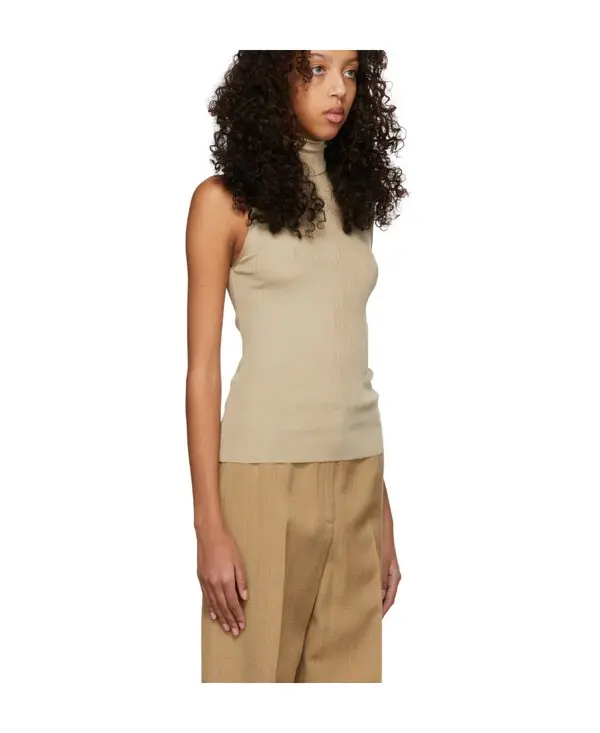 THE ROW Sleeveless Turtleneck Pullover