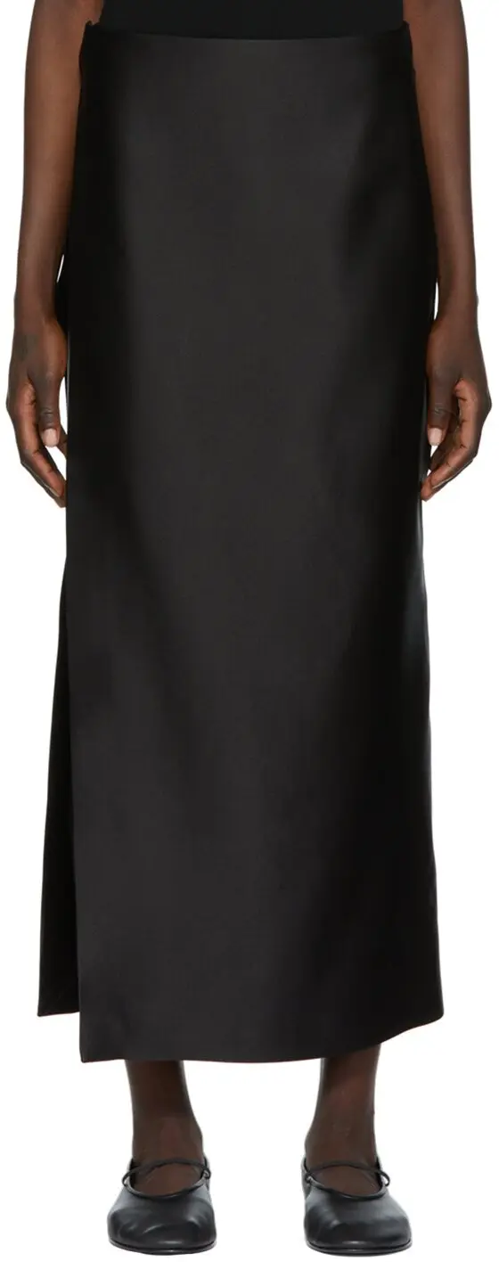 THE ROW Kanita Side Slit Midi Skirt