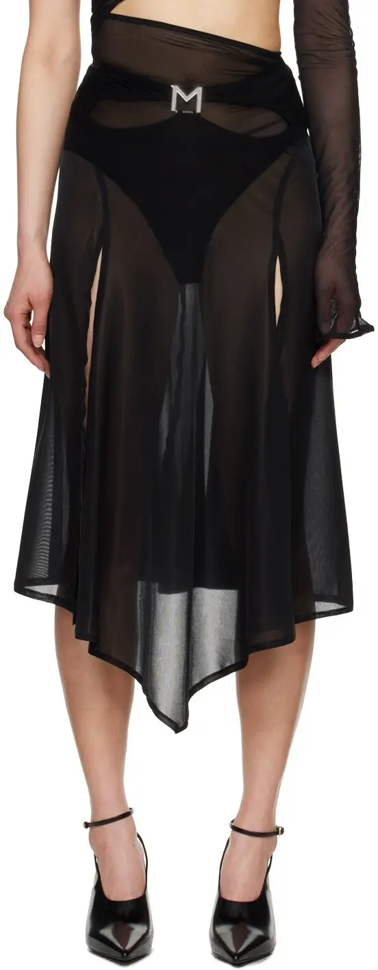 MUGLER M Hollow Mid-length Skirt