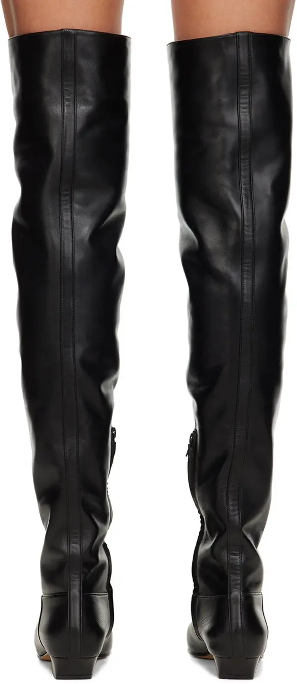 Khaite Marfa Square Toe Knee-high Boots
