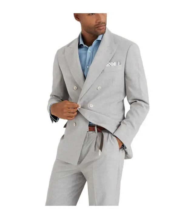 Brunello Cucinelli Double-breasted Wool Blazer