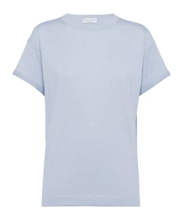 Brunello Cucinelli Lurex Crewneck T-shirt