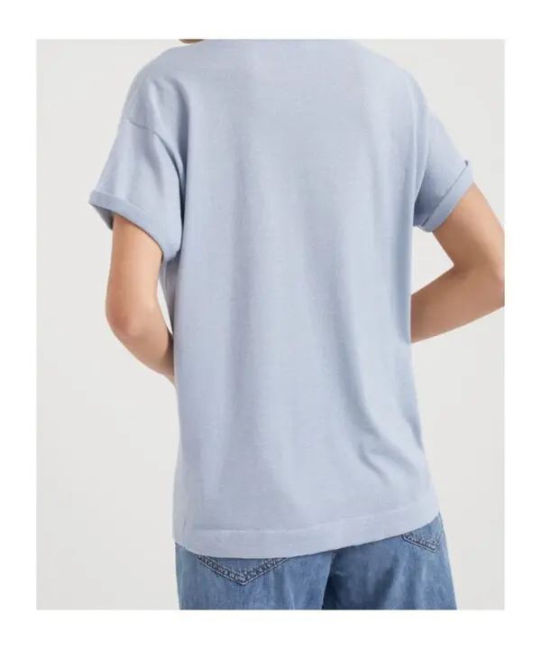 Brunello Cucinelli Lurex Crewneck T-shirt