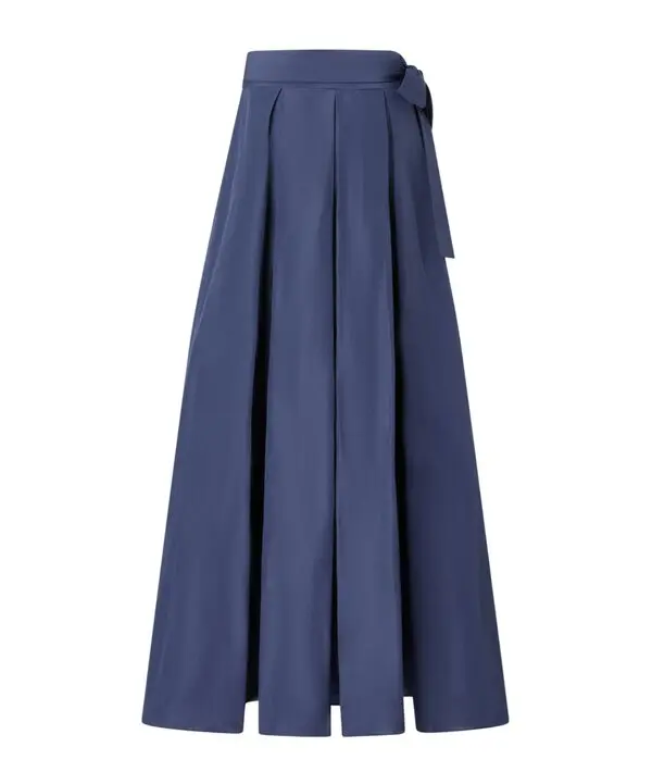 Pinko Pleated Waist-belt Maxi Skirt