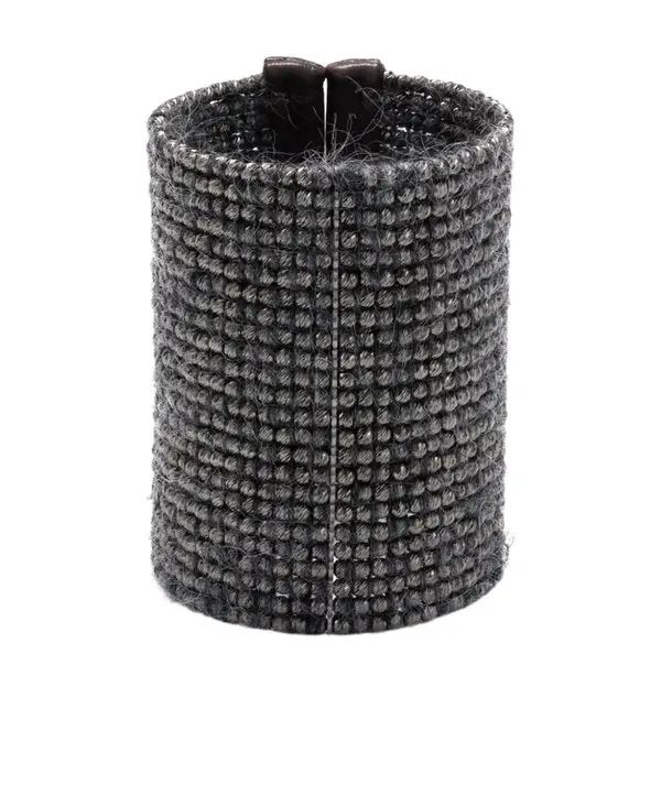 Brunello Cucinelli Sterling-silver Cuff Bracelet - Black