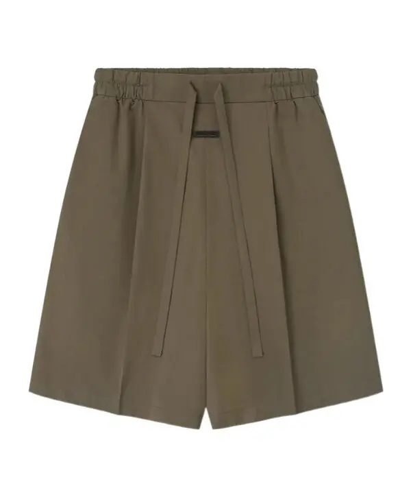 Fear Of God Mid-rise Drawstring Pleated Shorts
