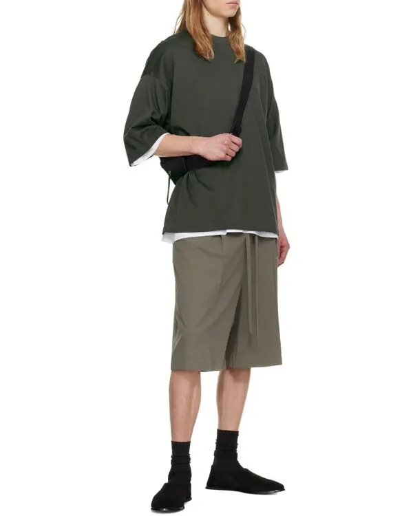Fear Of God Mid-rise Drawstring Pleated Shorts