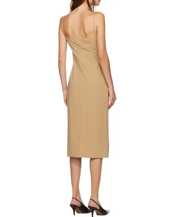 THE ROW Haku Sleeveless Square Neck Dress