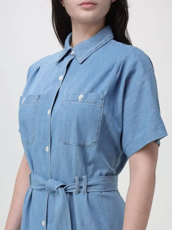 A.p.c. Drew Denim Midi Dress