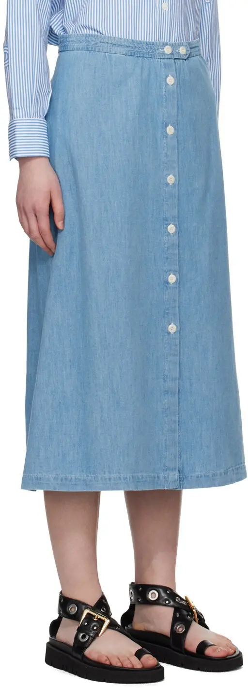 A.p.c. High-rise Denim Skirt