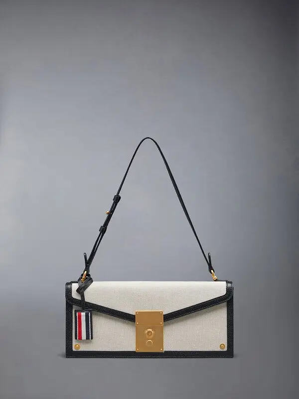 Thom Browne Rwb-tag Canvas Shoulder Bag