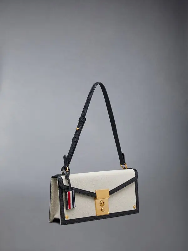 Thom Browne Rwb-tag Canvas Shoulder Bag