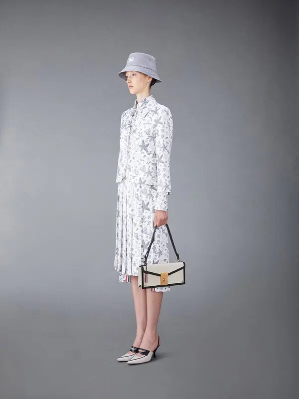 Thom Browne Rwb-tag Canvas Shoulder Bag
