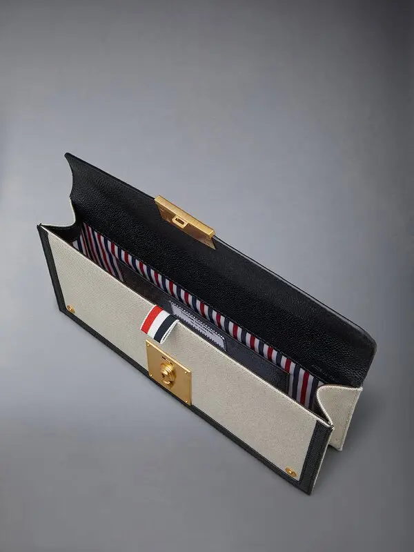 Thom Browne Rwb-tag Canvas Shoulder Bag