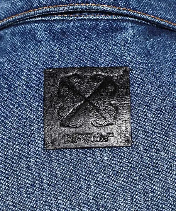 Off-White Sleeveless Buttoned Denim Vest