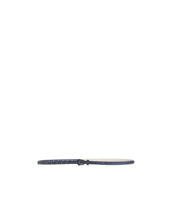 Brunello Cucinelli Engraved Buckle Leather Belt - Gray