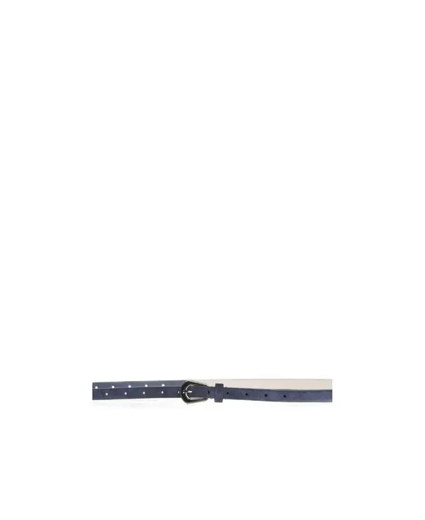 Brunello Cucinelli Engraved Buckle Leather Belt