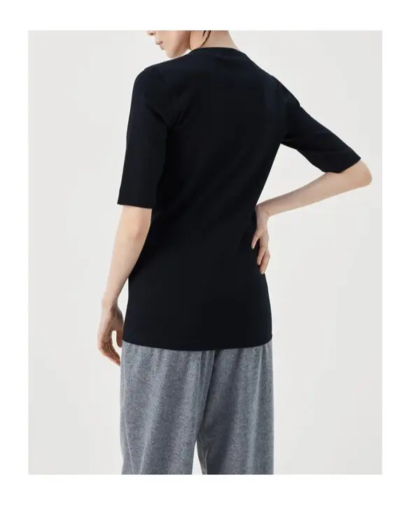Brunello Cucinelli Monili Chain-embellished V-neck T-shirt - Black